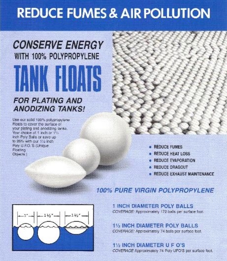 Polypropylene Balls Mist Suppressants Fume Suppressants