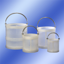 Polypropylene Baskets with Stainless Steel Handles #MSC302